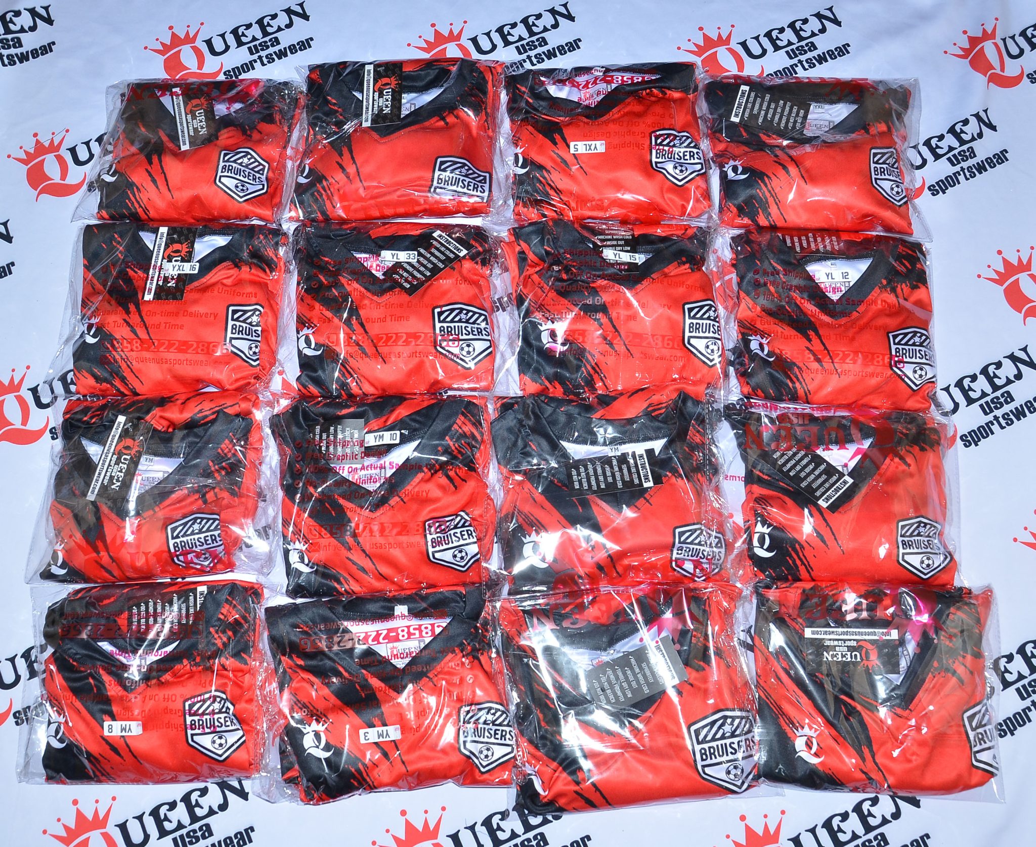 Team Sports Uniforms | Queen Sportswear Custom Team Packages